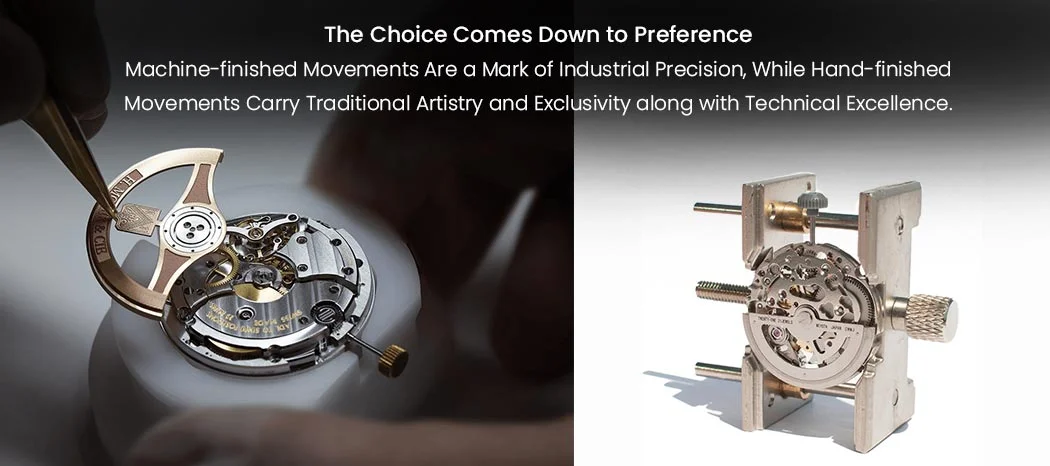 Hand vs Machine Finished Watch Movements: Craftsmanship Compared