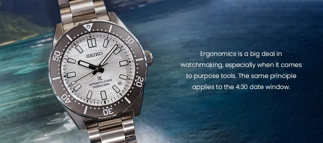 The 4:30 Date Window in Watches | History, Design & Ergonomics